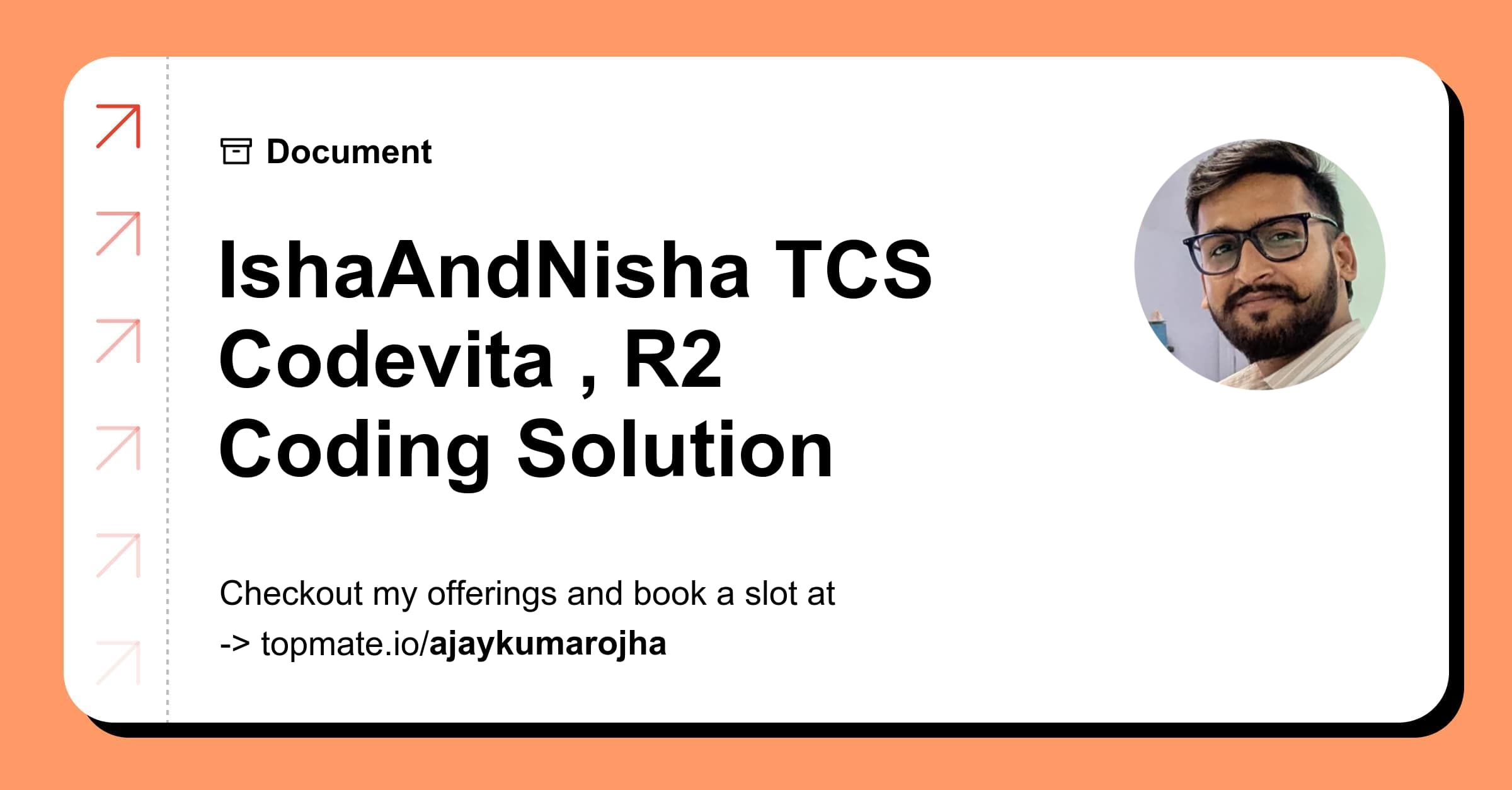 IshaAndNisha TCS Codevita , R2 Coding Solution with Ajay Kumar Ojha